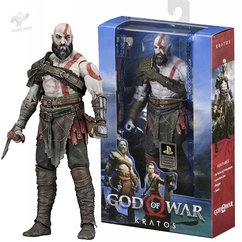 Фигурка Бог войны 4 Кратос / God of War 4 KRATOS (18см) Фигурка God of War Kratos шарнирная