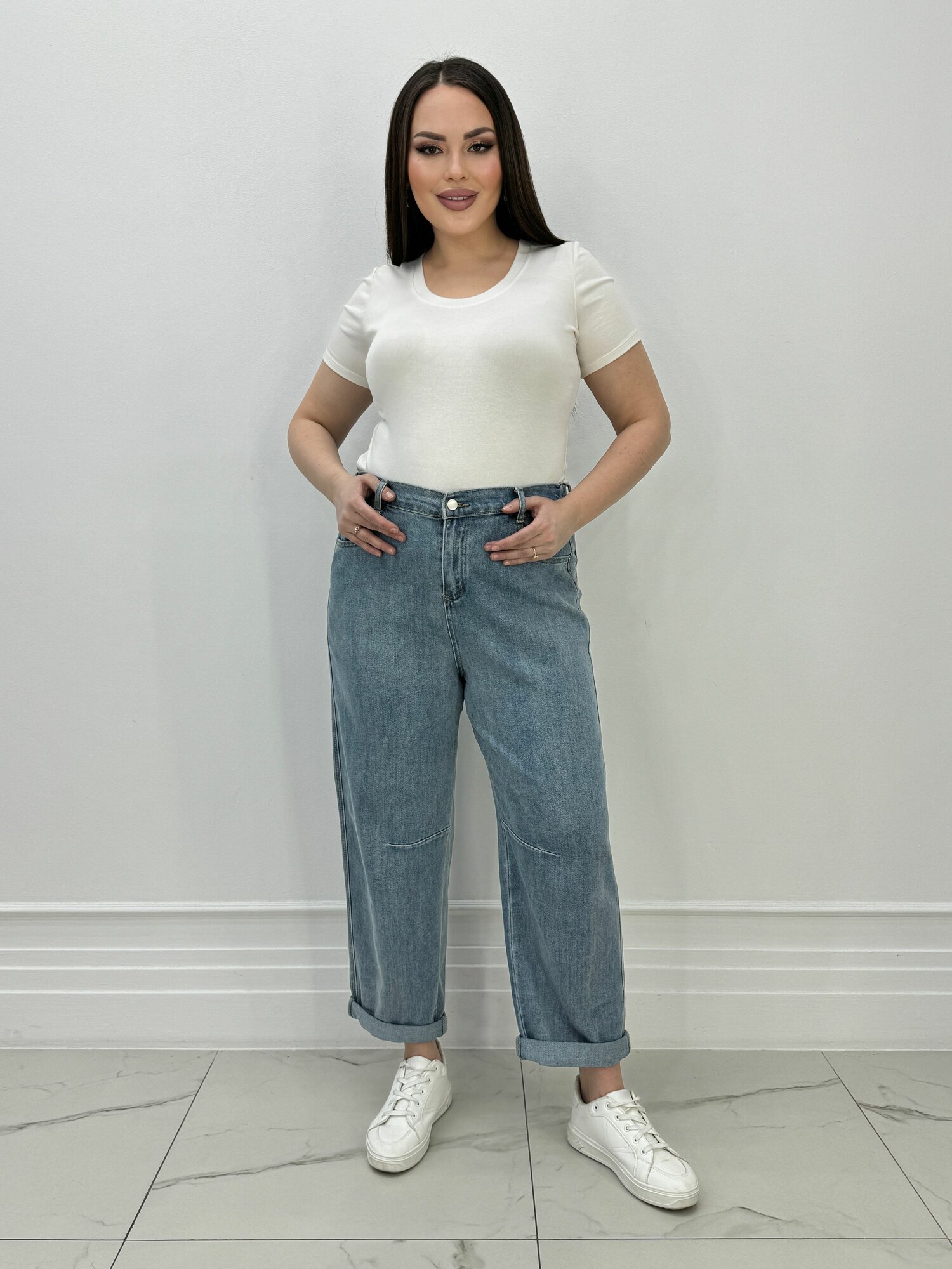 Джинсы багги