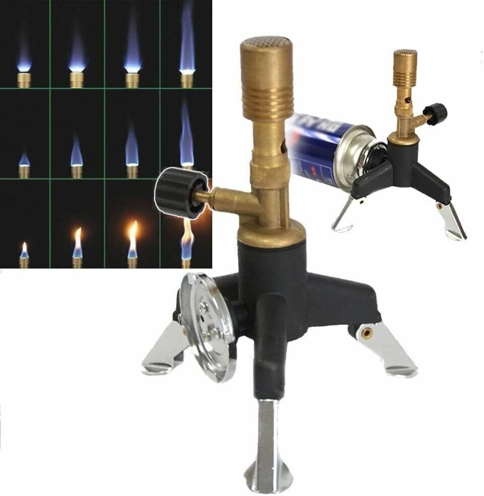 Портативная нагревательная и дезинфицирующая газовая паяльная лампа, безалкогольная горелка Бунзена