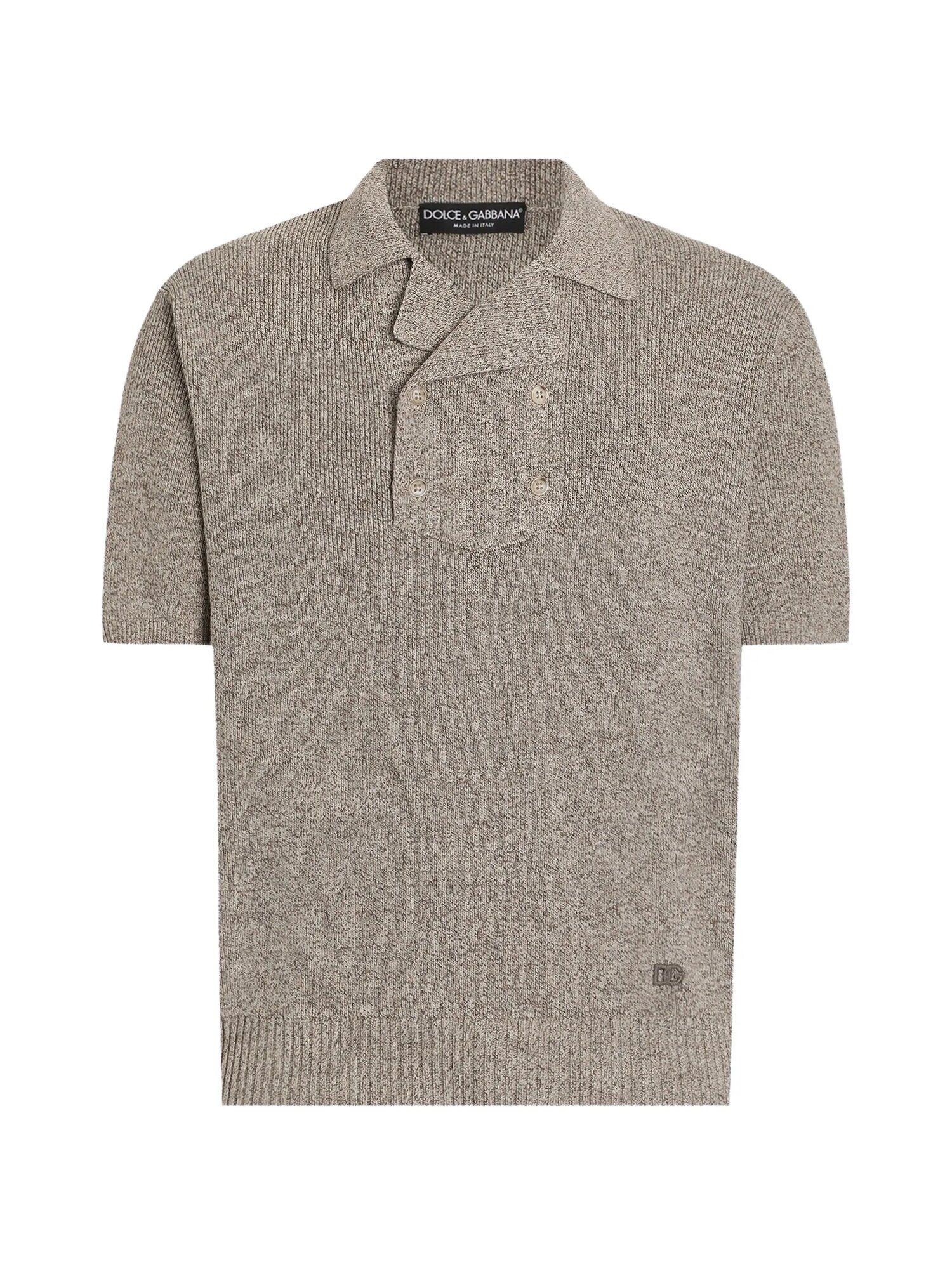 Рубашка Cotton and linen polo shirt