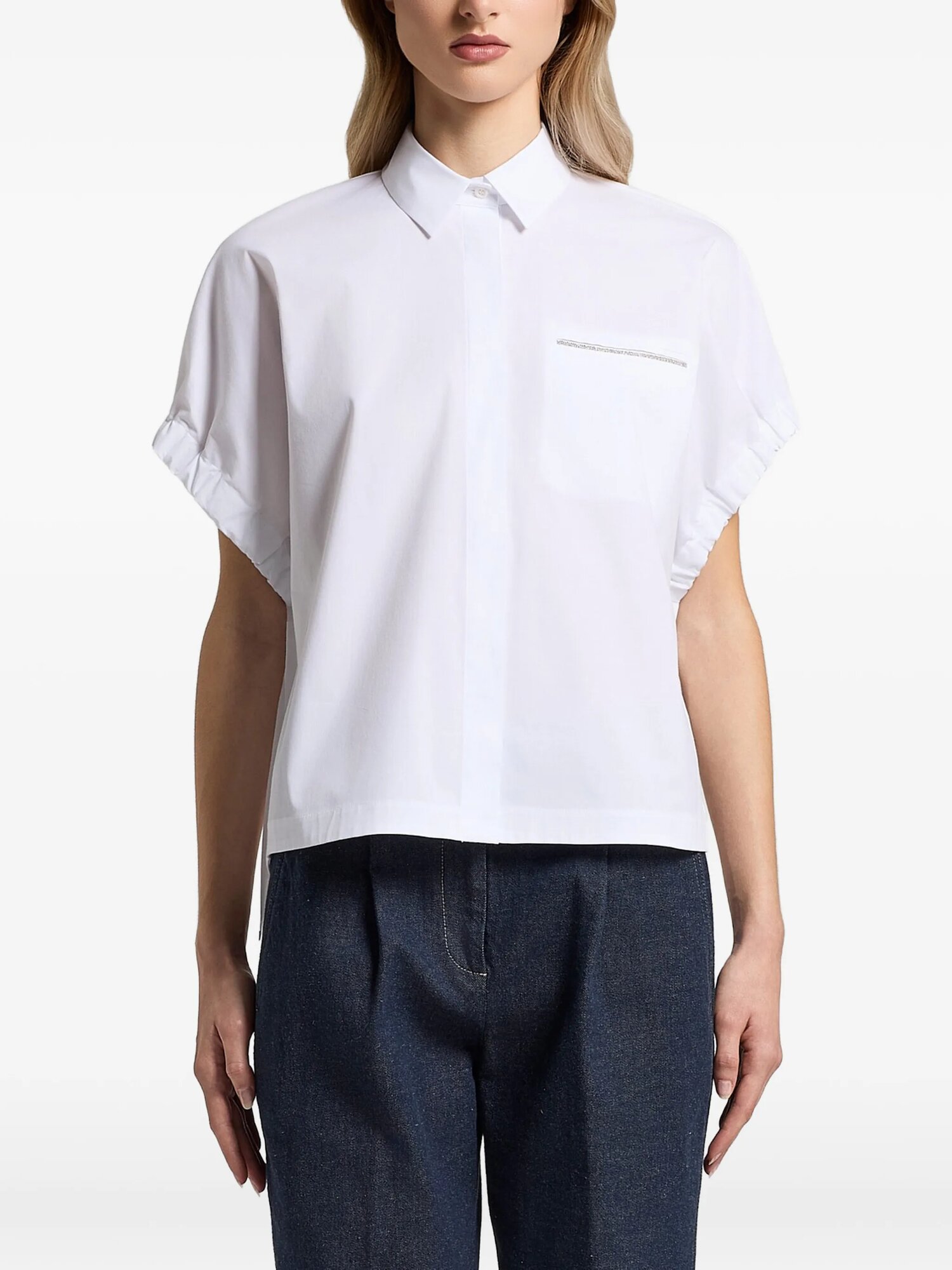 Рубашка Pocket ruffled shirt