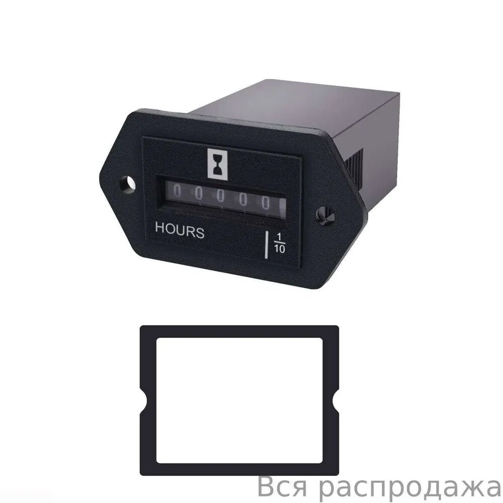 DC10V-80V Механический счетчик моточасов - счетчик моточасов для двигателей-генераторов лодок автомобилей