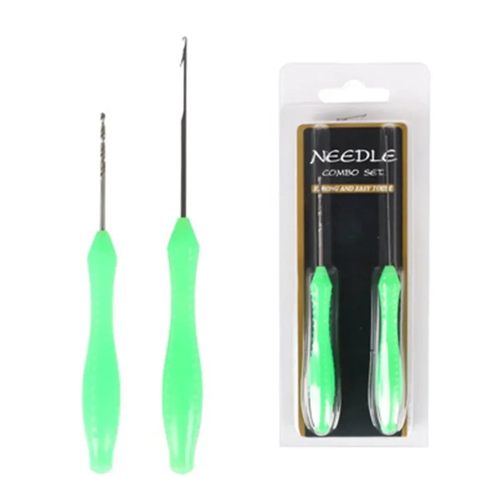 Набор игл для наживки 2 шт. Color: 2Pcs Kit