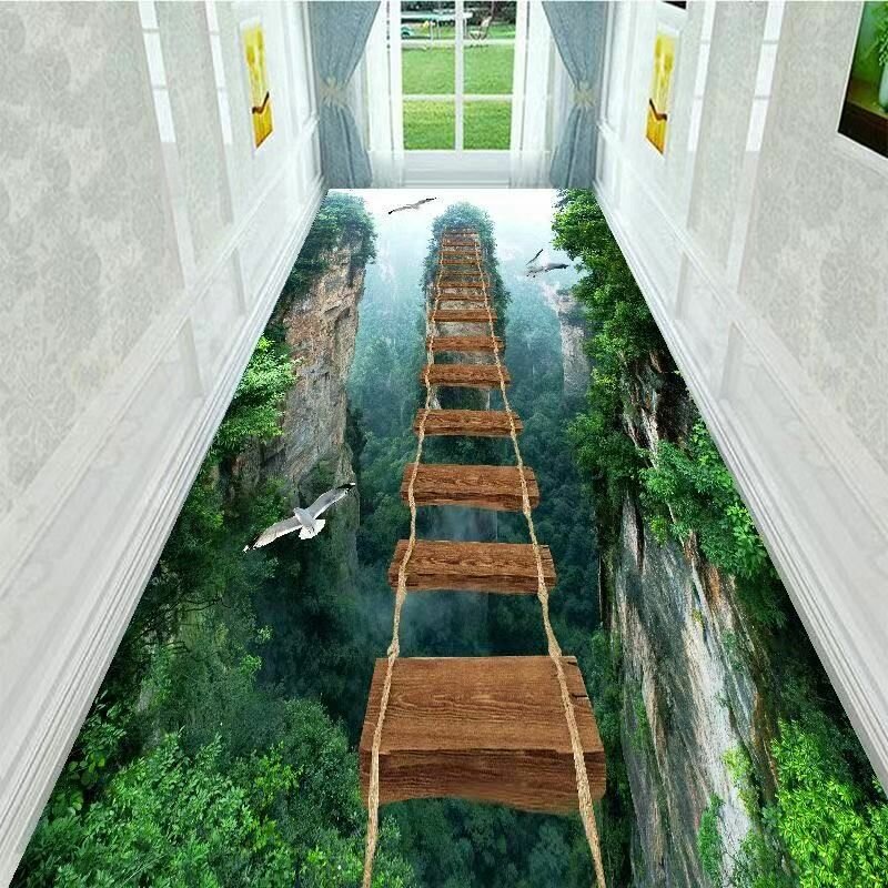 Ковровая дорожка 3D 80X200CM. Подойдет для коридора, кухни, ванной, зала.