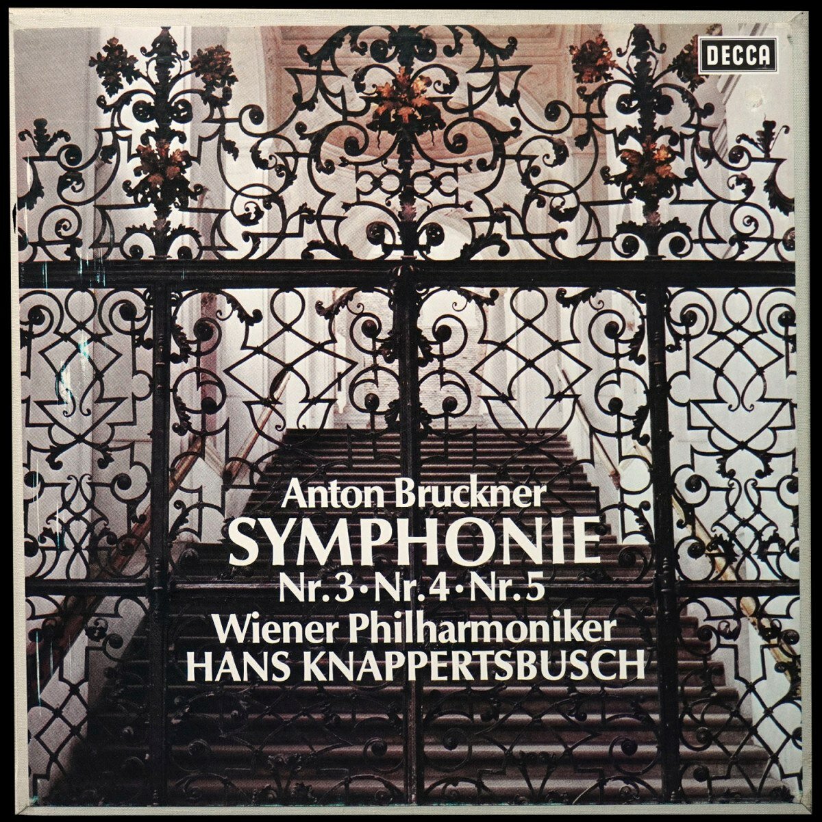 Виниловая пластинка Decca Hans Knappertsbusch – Bruckner: Symphonie Nr. 3 • Nr. 4 • Nr. 5 (3LP, бокс)