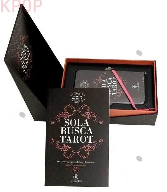 Наборы с картами Таро Sola Busca Tarot от Lo Scarabeo гадальные карты — фото 1