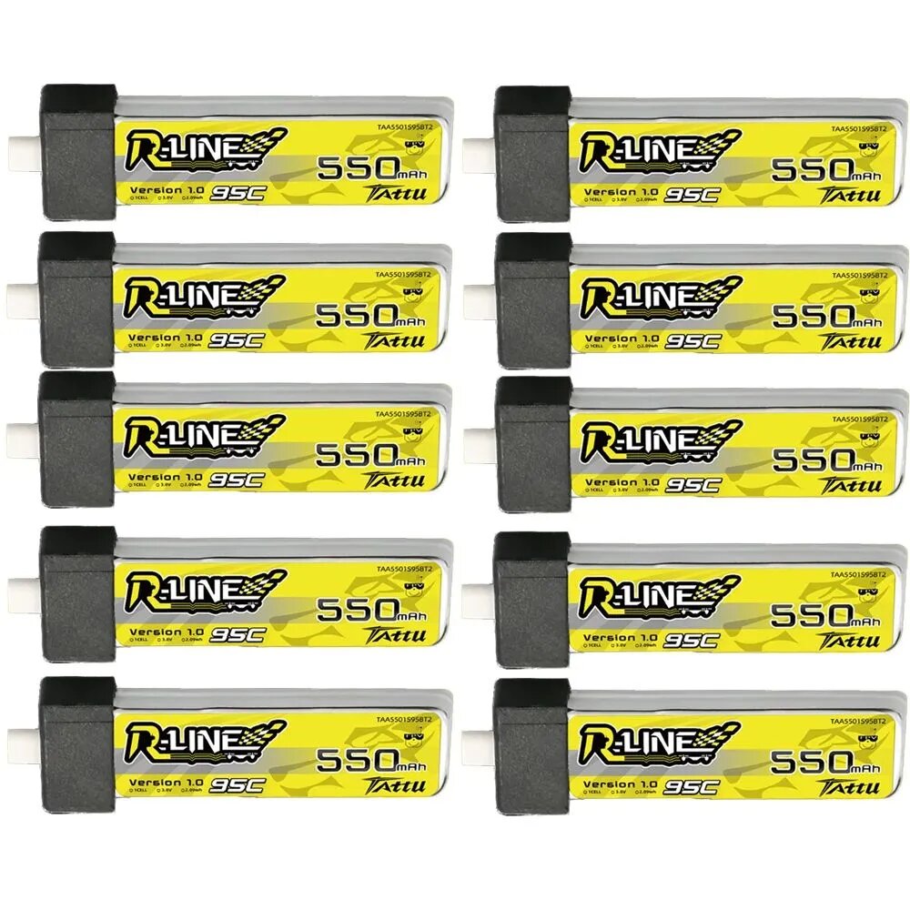 Аккумулятор Tattu 1S 550mAh 95C 3.8V Lipo Battery with BT 2.0 Plug