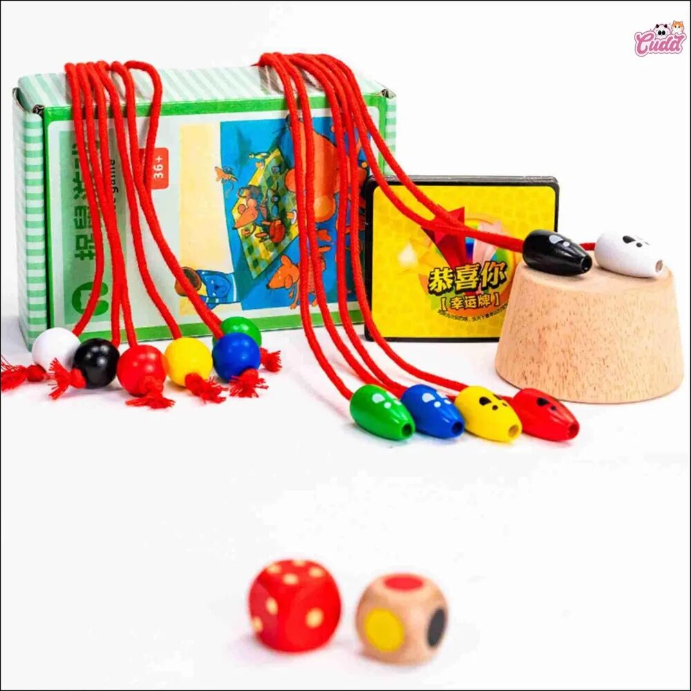 Детская деревянная настольная игра для ловли кошек, развивающая игра для кошек