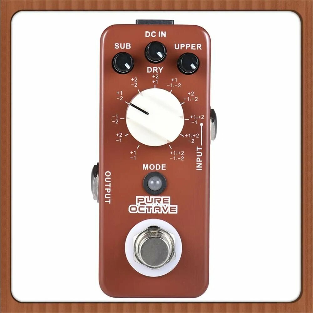 М н педаль эффектов MOOER PURE OCTAVE, прецизионные октавные эффекты, для гитаристов