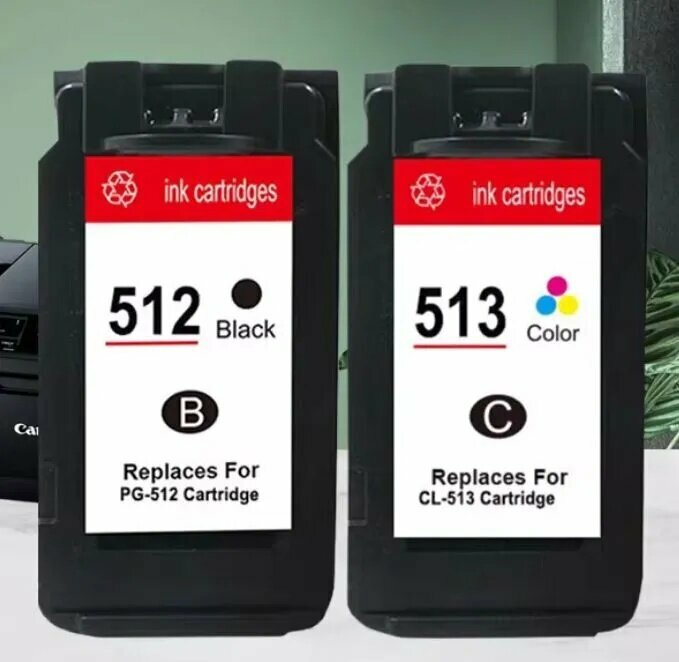 Canon Картридж Canon PG-512XL CL-513XL BK+CMY, оригинал, Набор CMYK, 2 шт