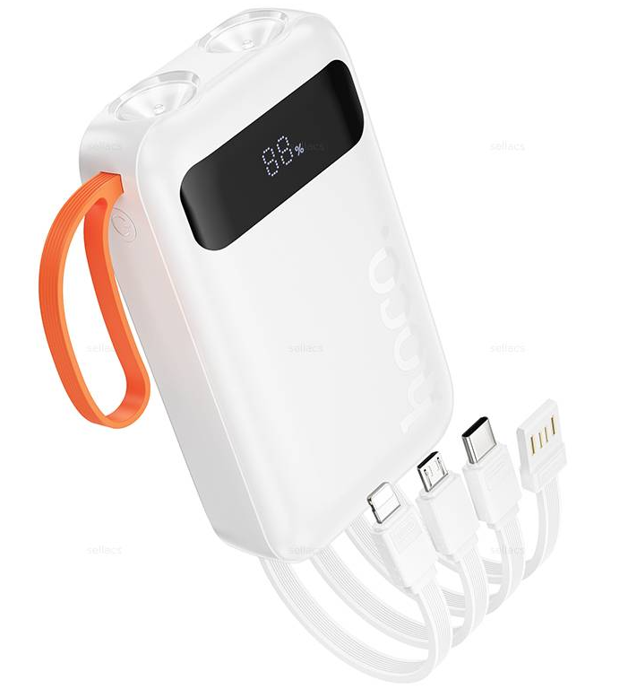 Внешний аккумулятор HOCO J151 10000mAh (белый) (6942007653367)