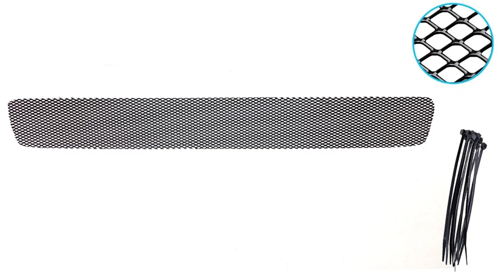 Защитная сетка радиатора для TOYOTA AVENSIS 2006-2008 (II рестайлинг), низ, 1шт