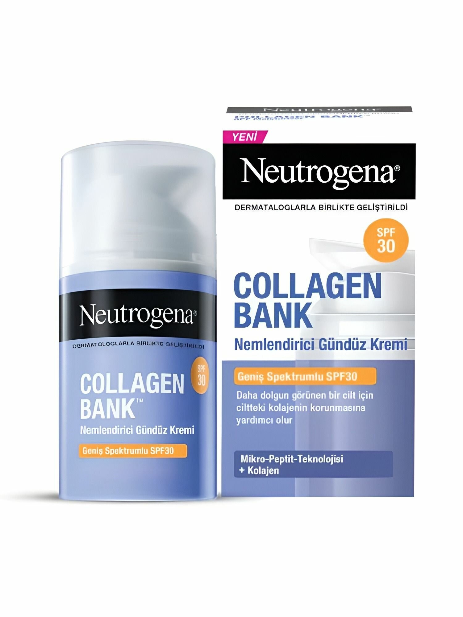 Neutrogena Collagen Bank SPF30 Увлажняющий дневной крем для лица, 50 мл