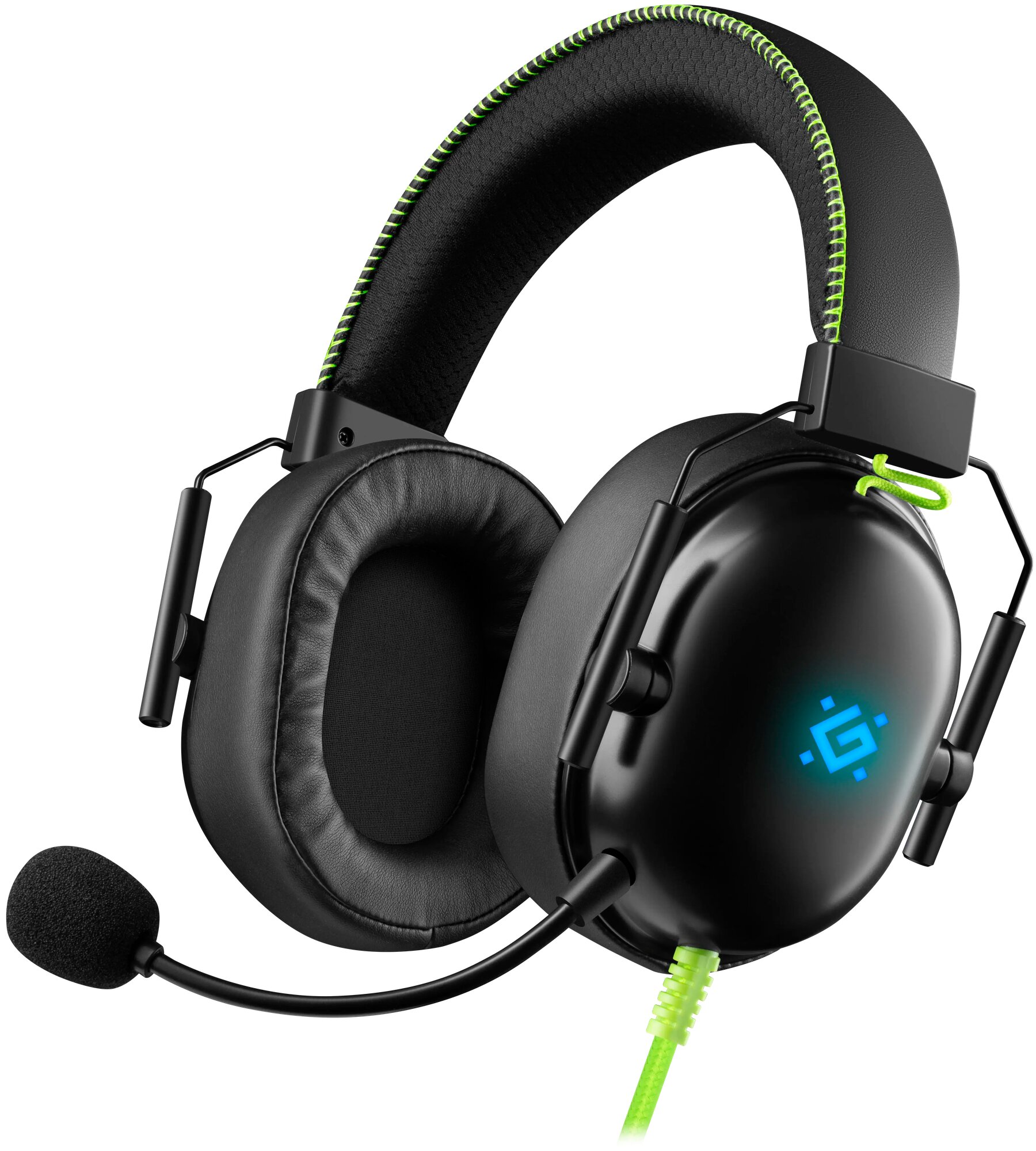 Наушники игровые с микрофоном (64552) Toxic черный, 7.1,