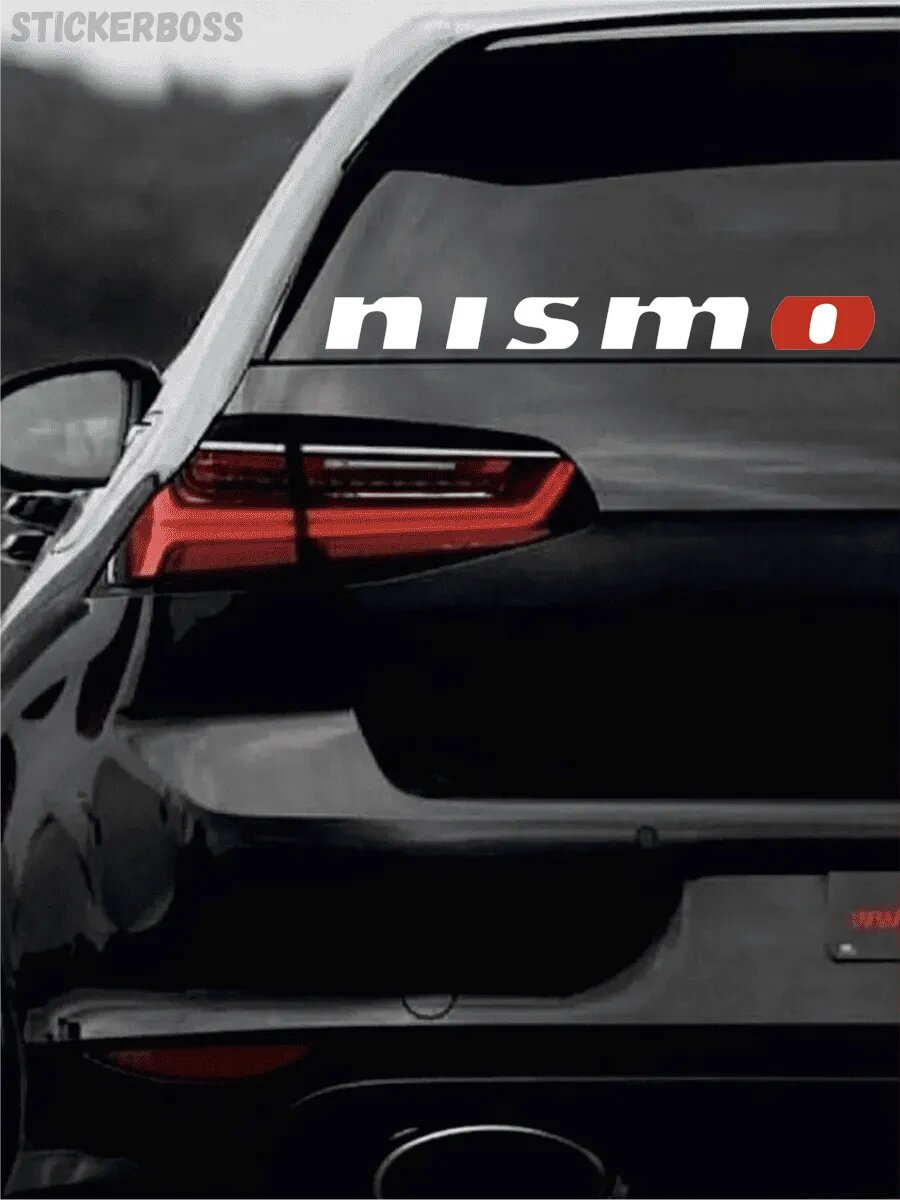 Наклейка на авто NISMO 40 см