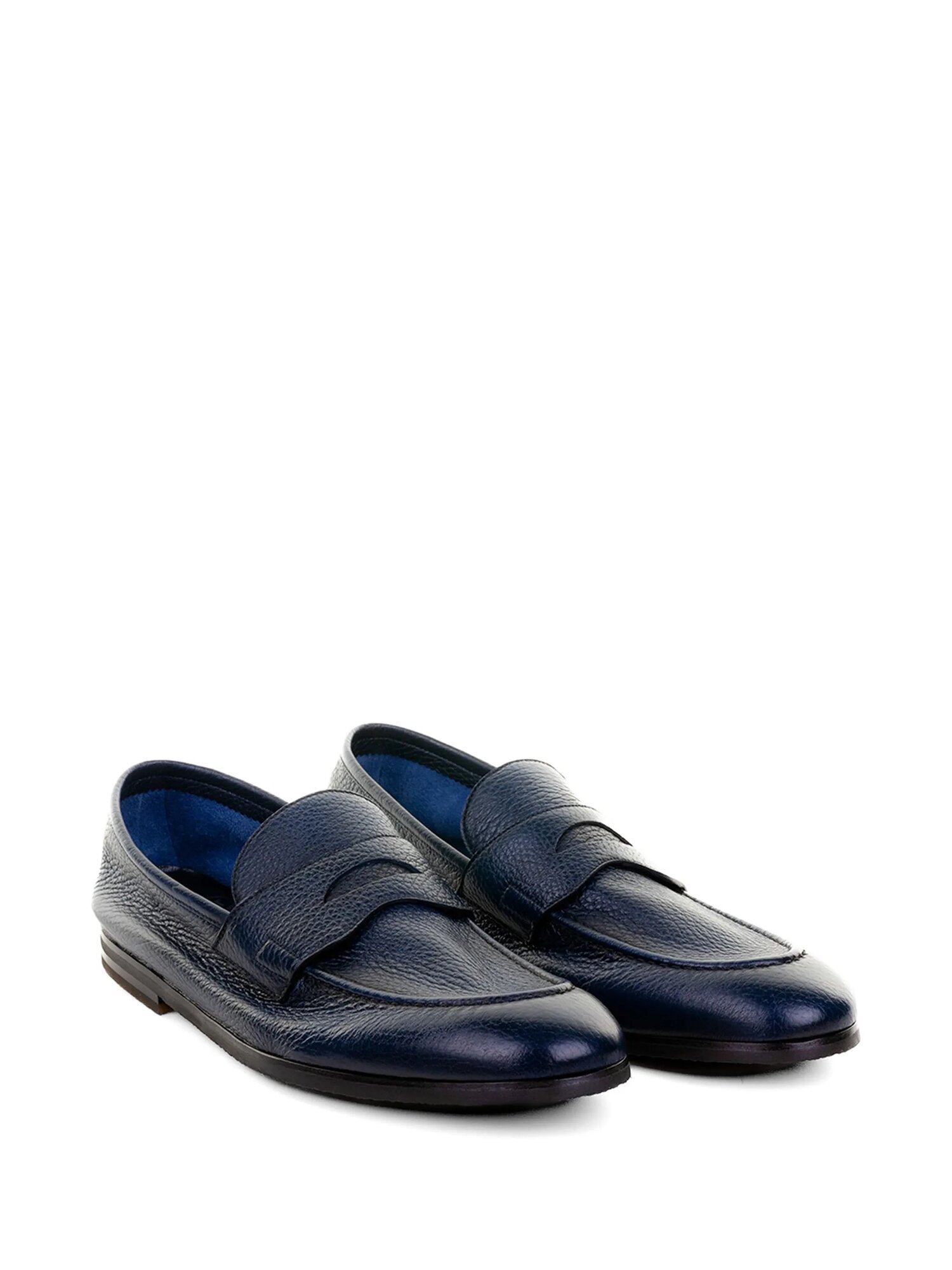 Лоферы Neil Barrett Penny leather loafers, размер 44, blue — фото 1