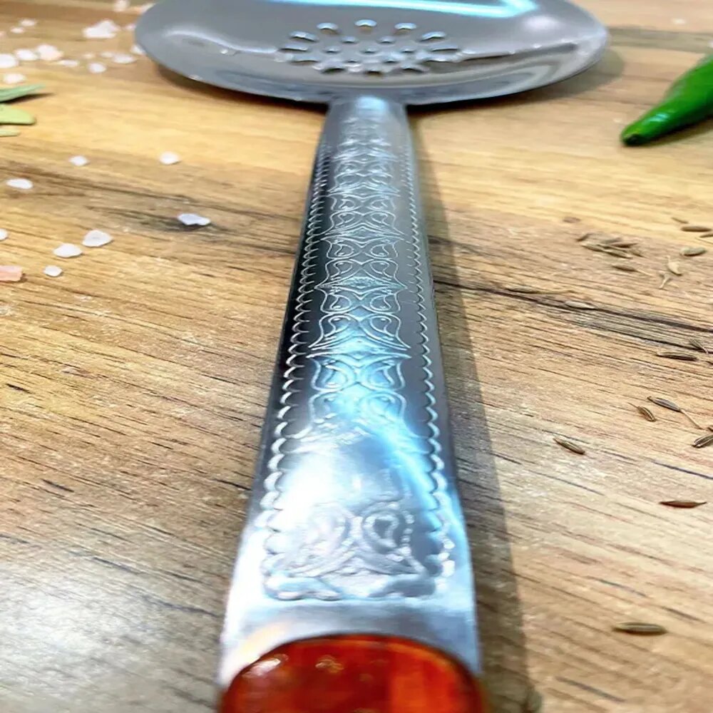 Kiboule Кухонный ковш из нержавеющей стали с деревянной ручкой для приготовления пищи — фото 1