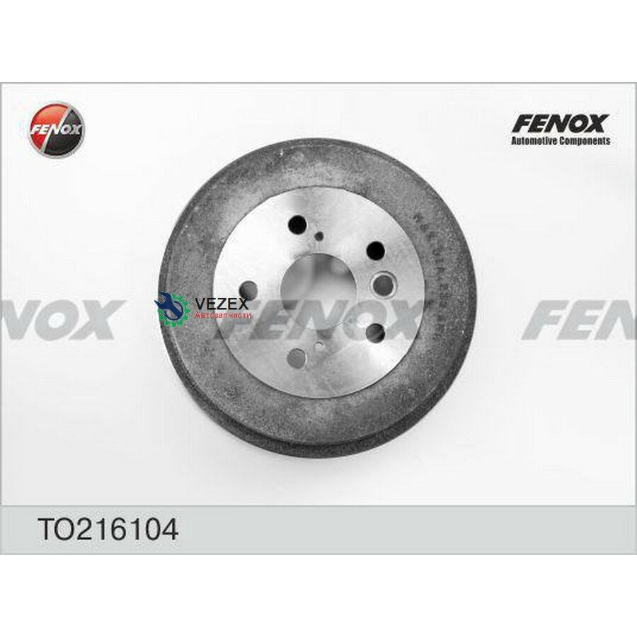 FENOX TO216104 TO216104 барабан тормозной!\ Toyota Rav 4 1.8/2.0/2.0D 94-06