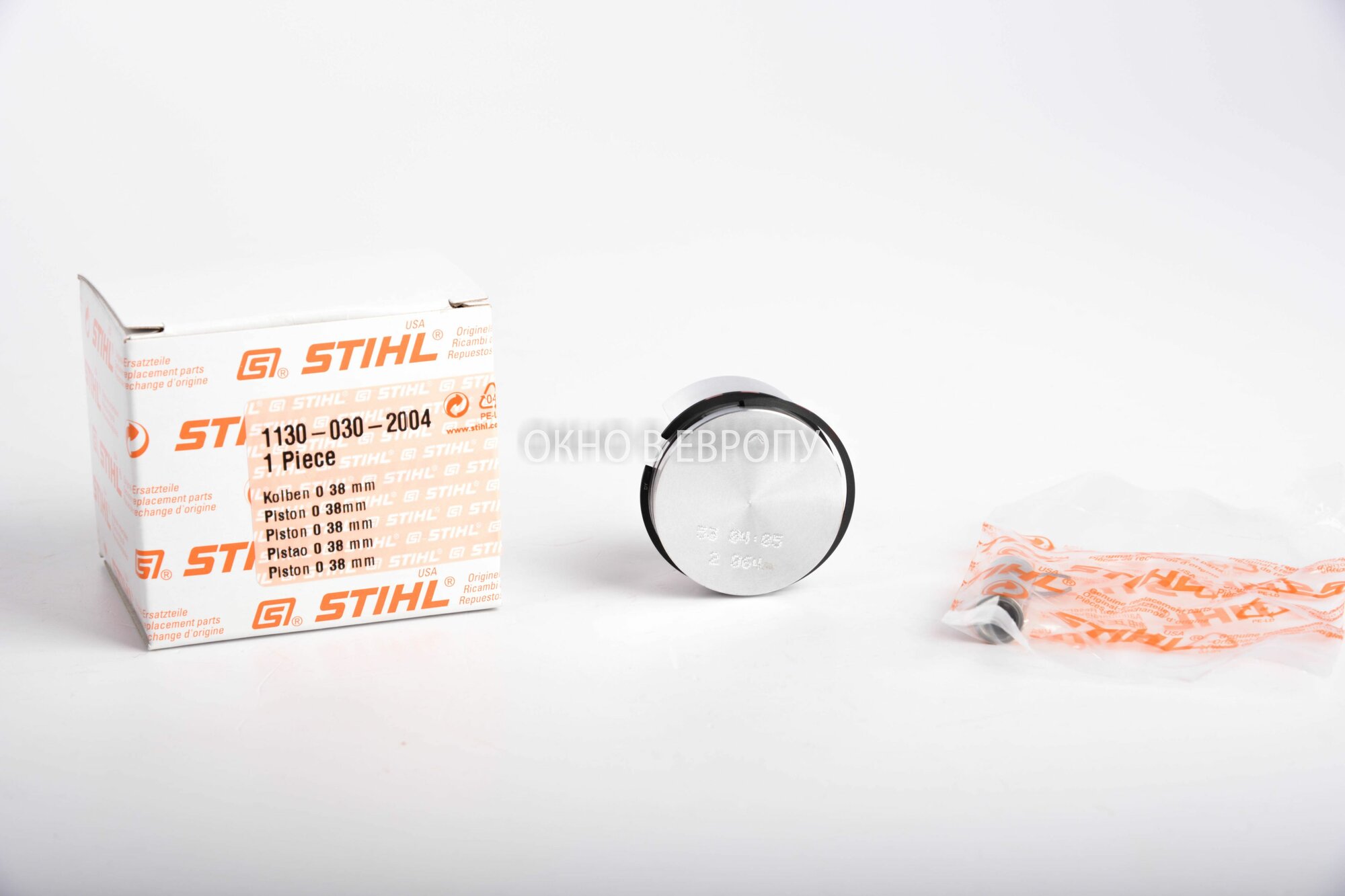 Поршень 38 мм MS 180 комплект для бензопилы оригинал STIHL (1130-030-2004)