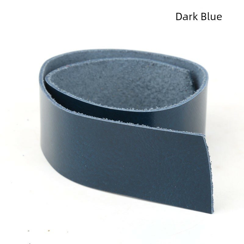 Кожа из натуральной вощеной кожи (верхний слой), полоса из воловьей кожи, толщина 2 мм, слегка жесткая, для ремней,