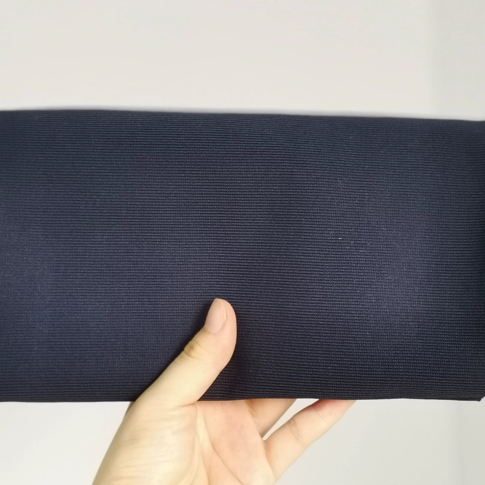 Растяжимая подкладка низа темно-синего цвета для курток, 140x20 см, аксессуар из премиум-полиэстера