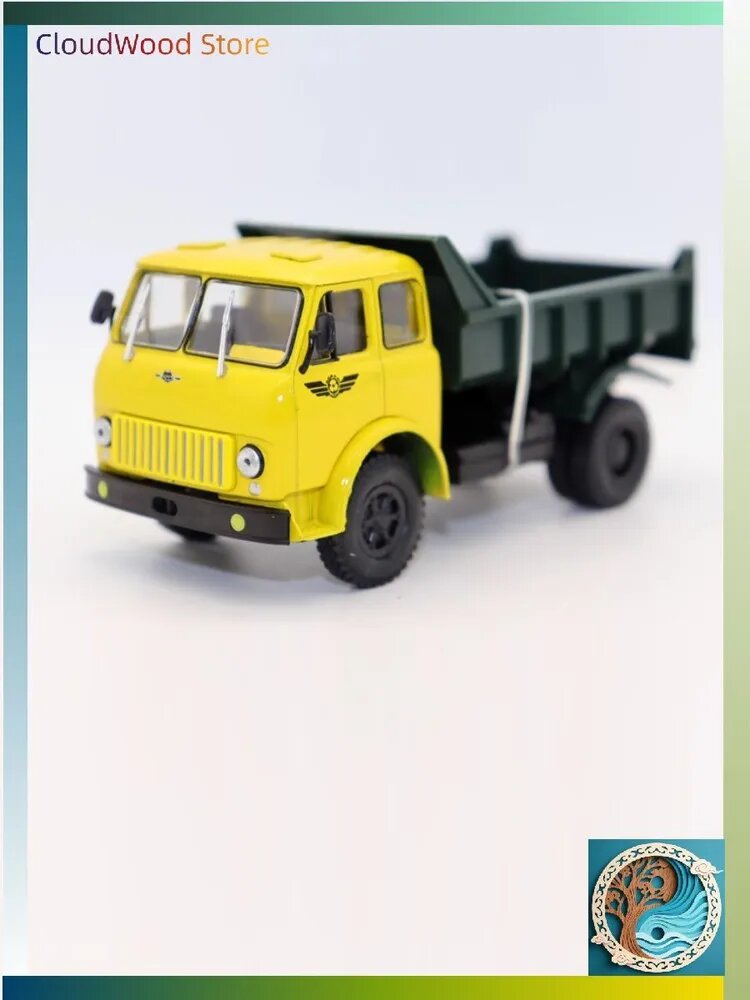 Коллекционная модель легкосплавного автомобиля/1:43/МАЗ-503Б 1963 года выпуска, открытка, 15 см