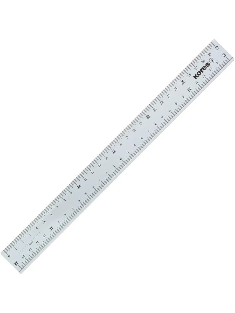 Пластиковая линейка 30 см для точных измерений