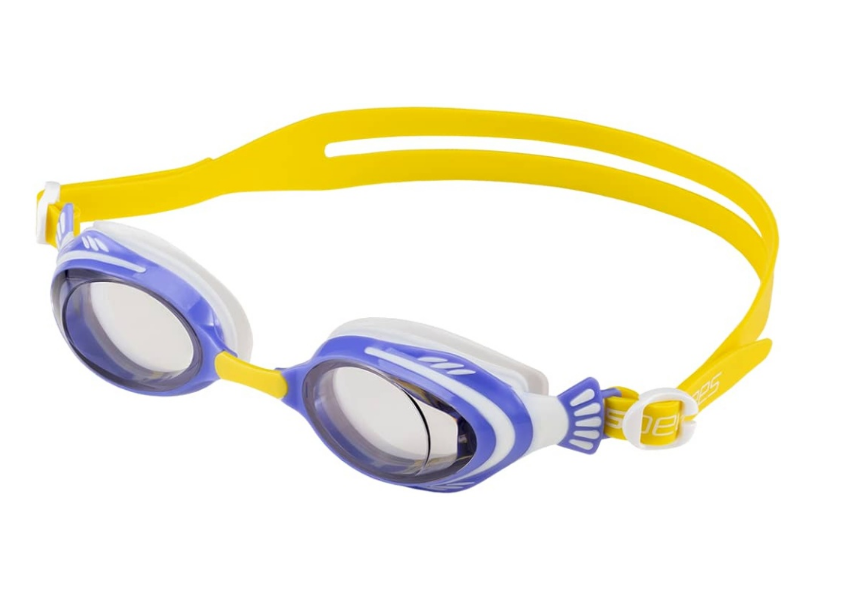 Очки для плавания 25Degrees Poseidon, детские, фиолетовые, гипоаллергенные, линзы высокого качества