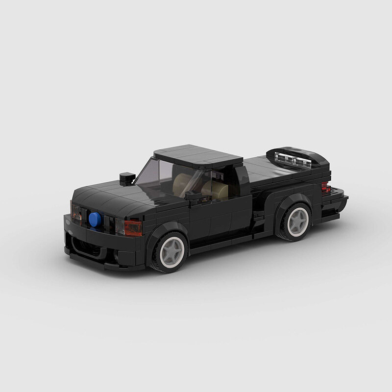 Игрушка для сборки MOC F-150 Lightning, креативная модель автомобиля, всего 336 строительных блоков