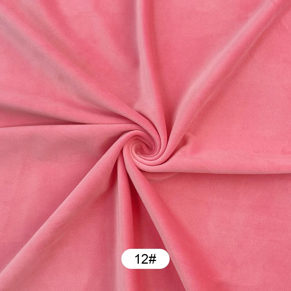 Минки ткань 50x50 см, 40 цветов, стрейч Розовый, 12