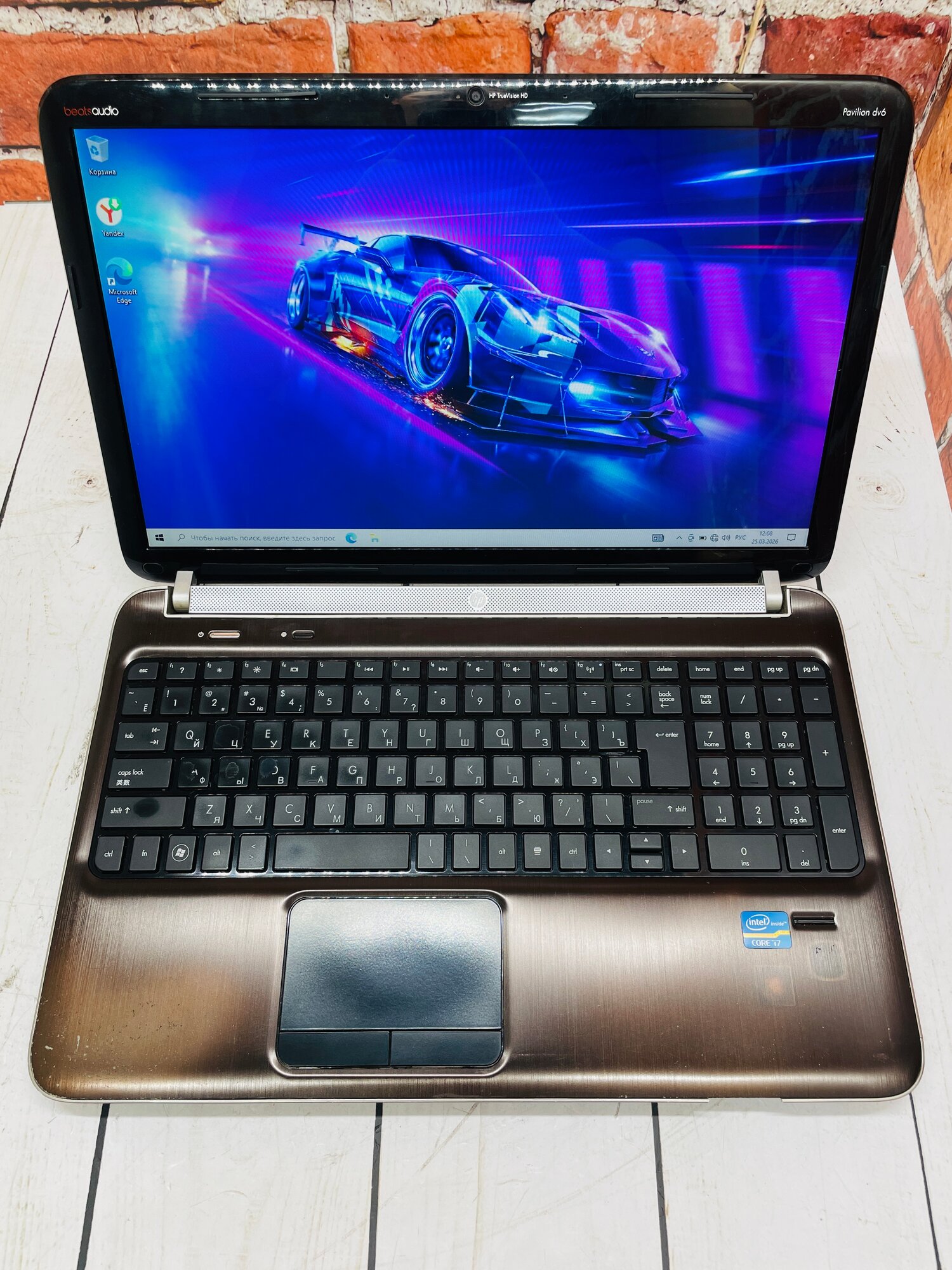 Игровой ноутбук 15,6, HP Pavilion dv6, Intel Core i7 2630QM, 6 Gb DDR3, 500 Gb HDD, AMD Radeon HD 6700