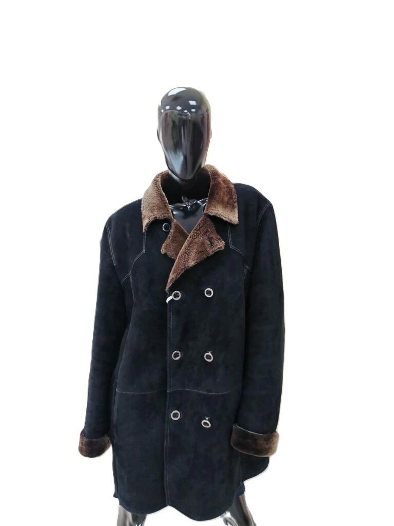 Дублёнка мужская 2MOOD Asur MOD, чёрная, 66 (6XL)