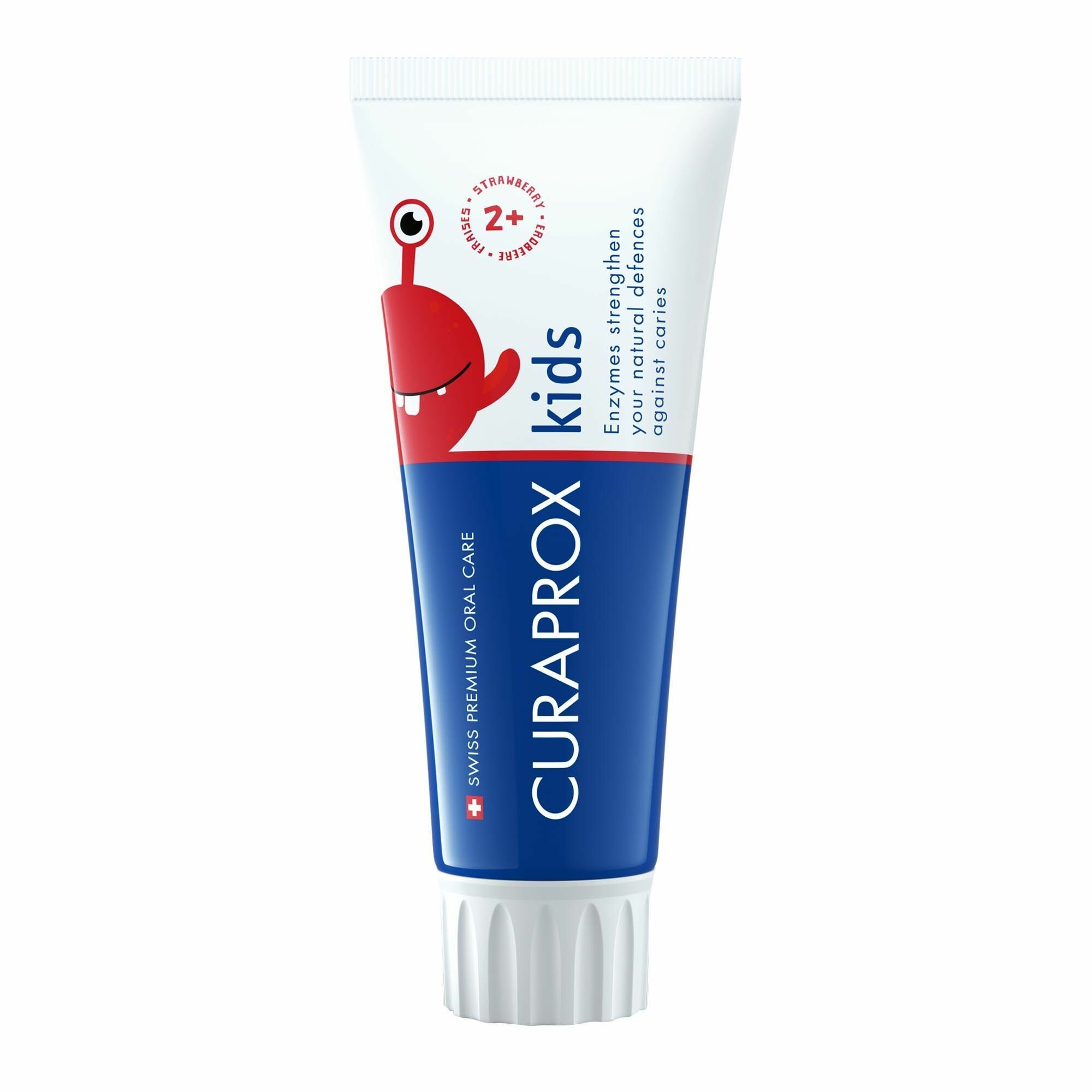 CURAPROX KIDS зубная паста для детей старше двух ЛЕТ со вкусом клубники 60МЛ