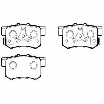 Колодки тормозные HSB HP5209 Honda Cr-V 04.9 On