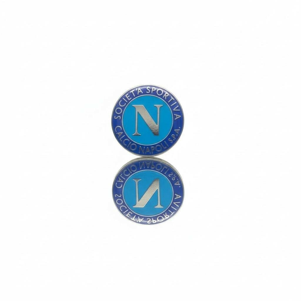 Значок футбольный клуб Наполи, атрибутика для болельщиков Napoli