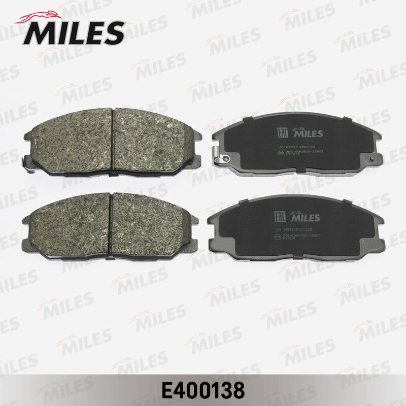 Колодки тормозные передние MILES E400138 Hyundai H-1, Santa Fe, Trajet, Ssangyong Rexton 01-