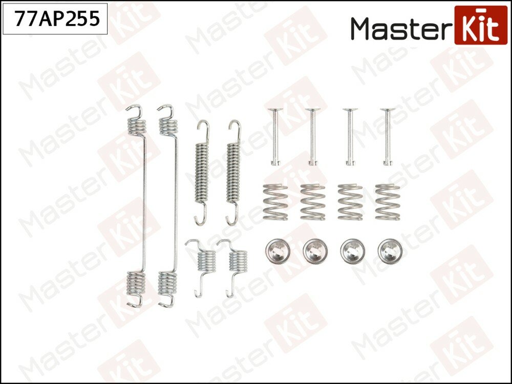 Комплект установочный барабанных колодок MASTER KIT 77AP255 Renault Sandero 2008-180х42