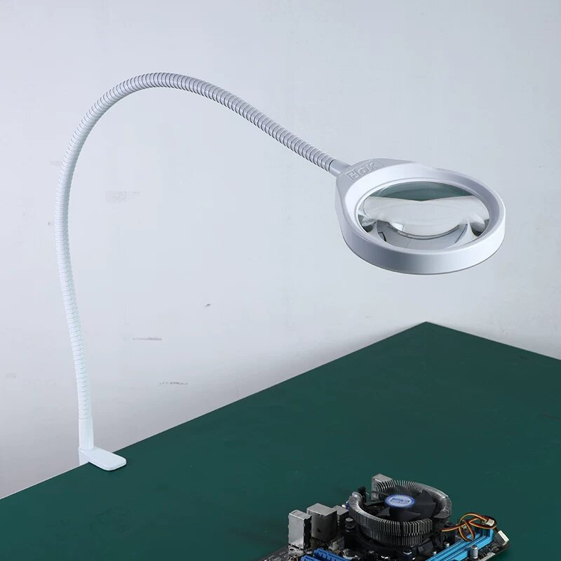 PD-032AL 10X LED увеличитель с регулируемой 800 мм рукояткой для ремонта схем