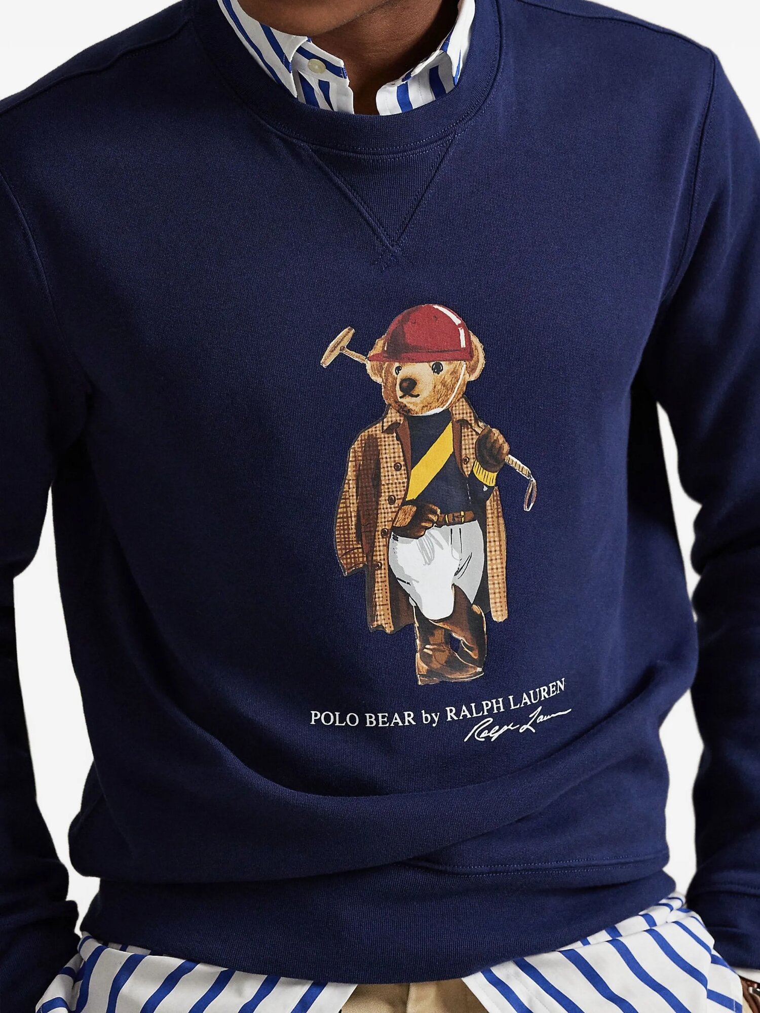 Свитер Polo Ralph Lauren Polo Bear, размер 60, , blue — фото 1