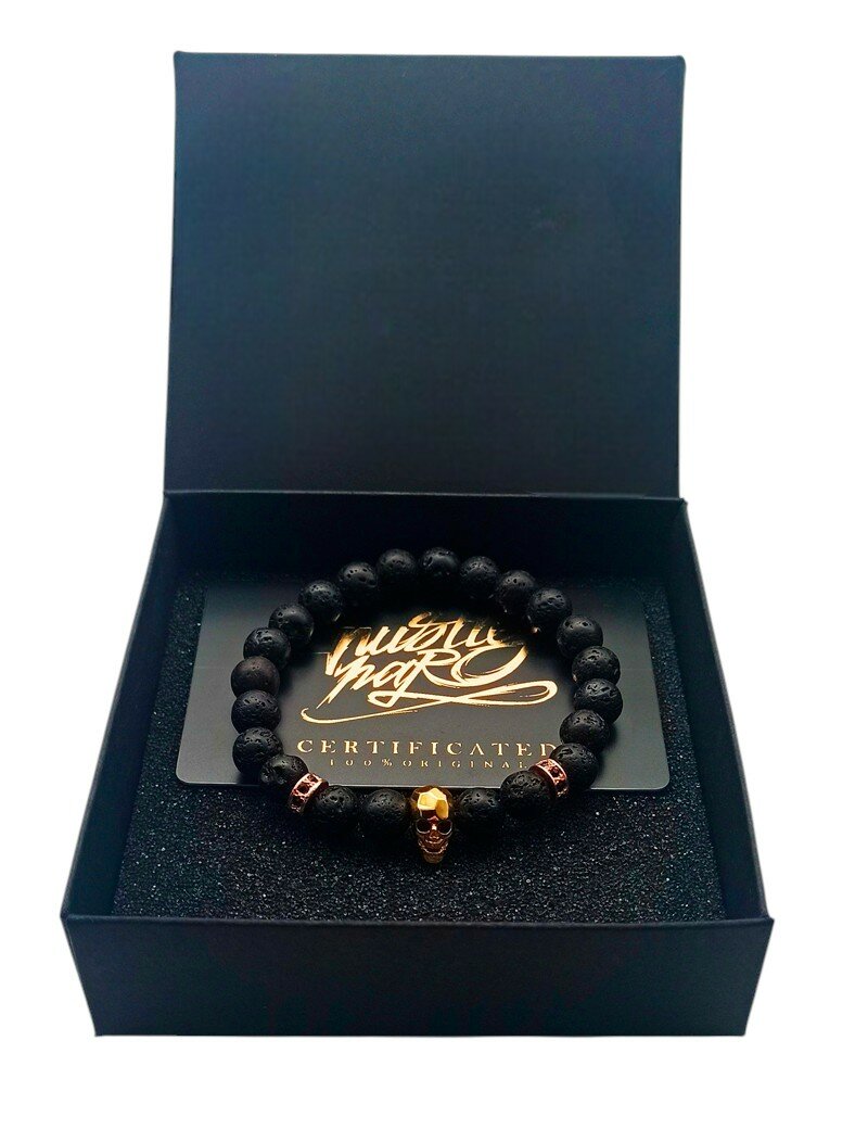 Эластичный браслет, вулканическая лава