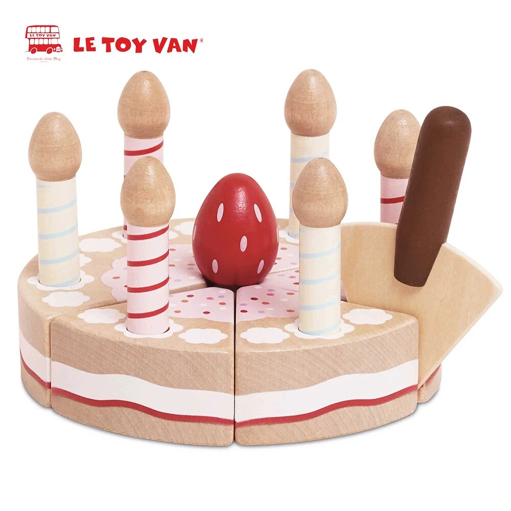 Набор ванильного торта на день рождения Le Toy Van для игр детей