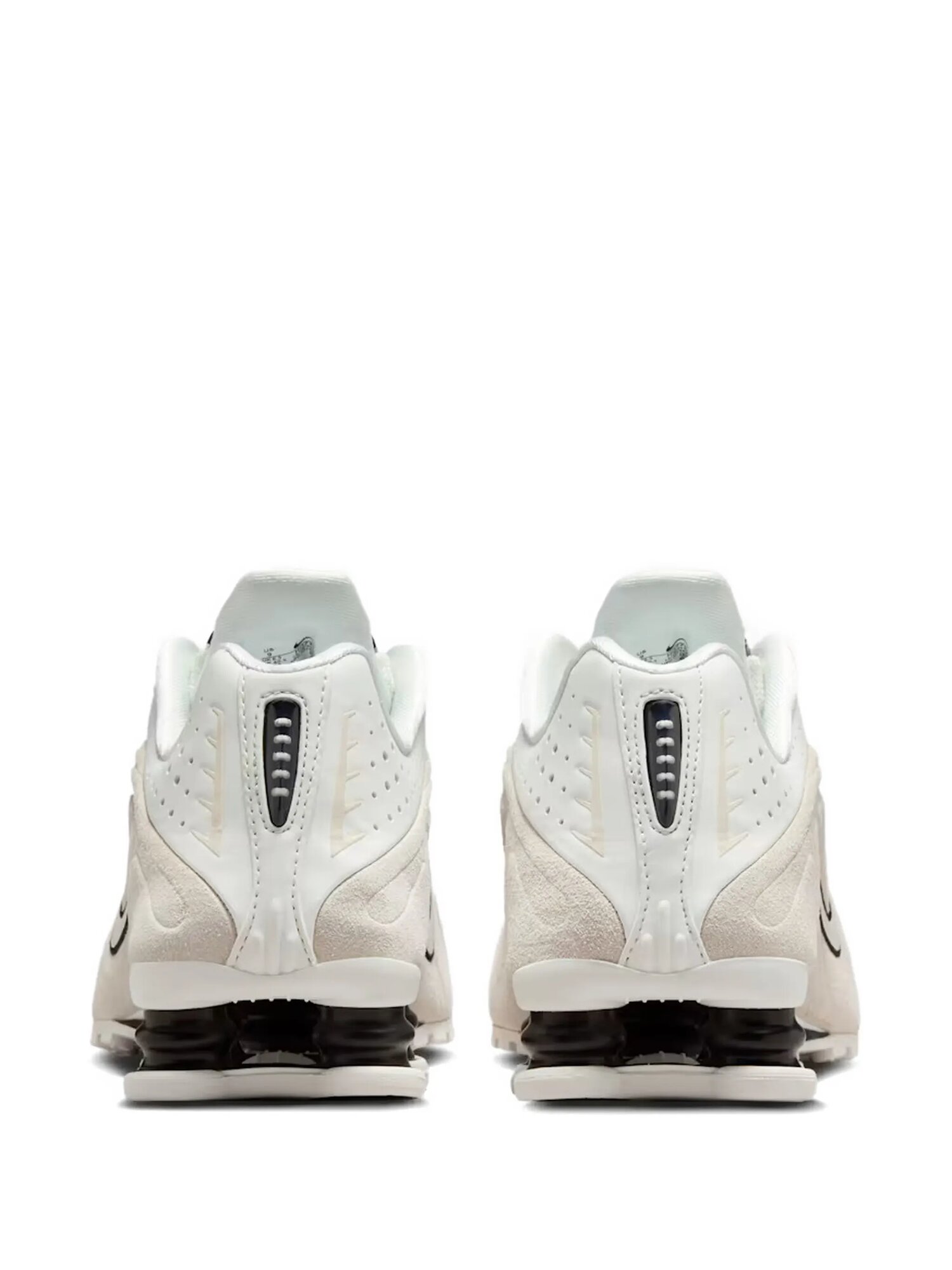 Кроссовки NIKE Shox R4, размер 7.5 US, бежевый/белый — фото 1