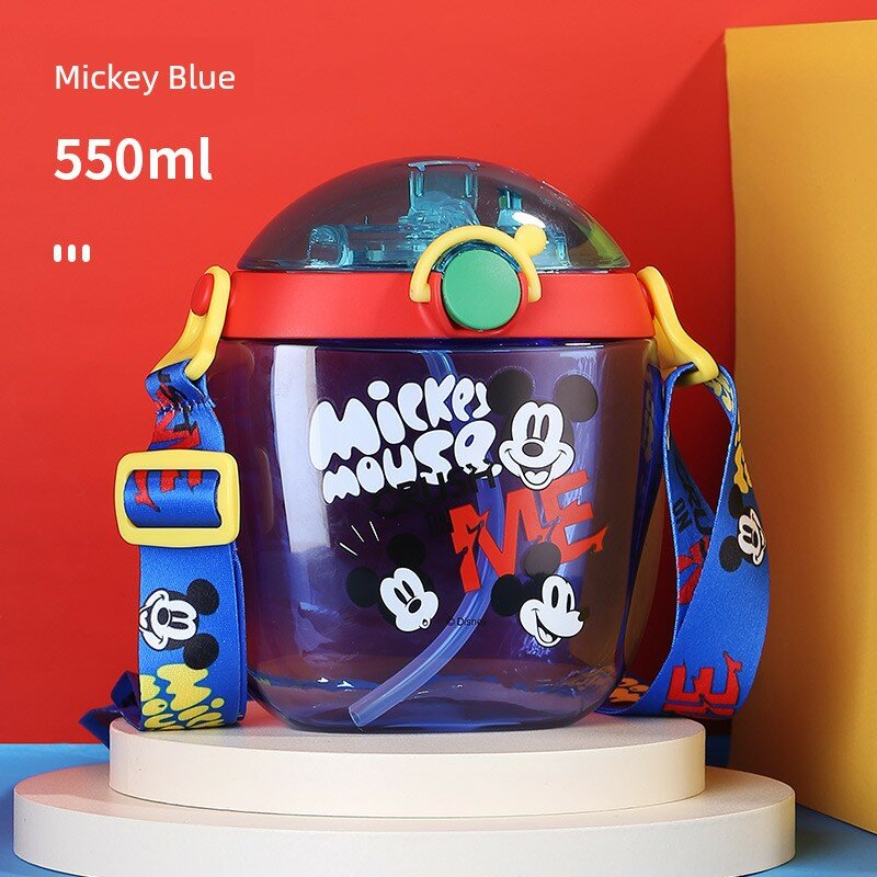 Disney Микки Синий Детский Стакан 550 мл с Носиком, Импортный Тритан