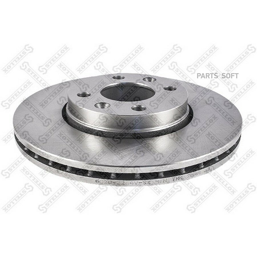 Диск тормозной для а/м Lada Largus, Renault Logan, LADA Vesta, LADA X-RAY Stellox STELLOX 6020-2264V-SX | цена за 1 шт