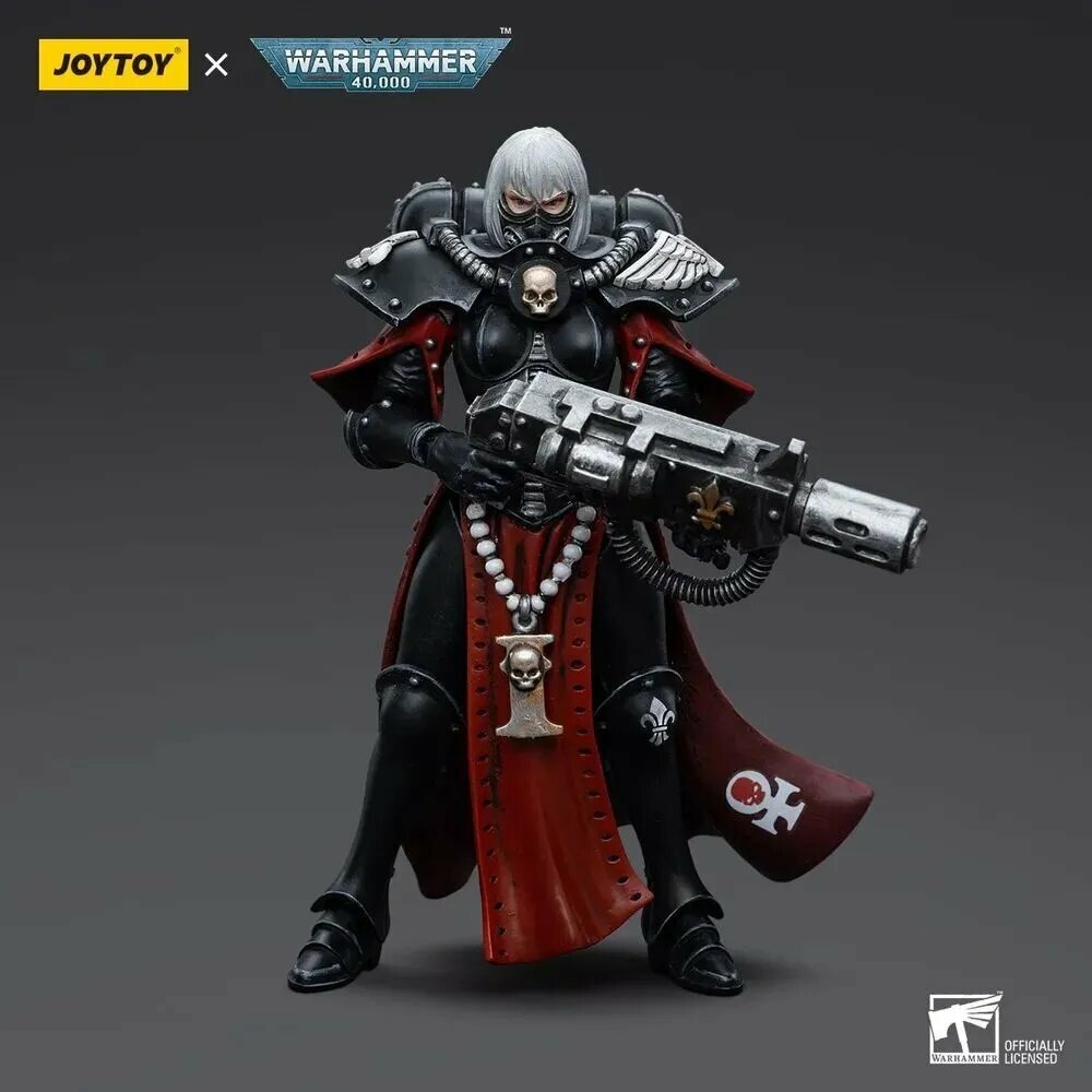 Фигурка Warhammer 40K JOYTOY Adepta Sororitas Battle Sisters Sister Jurel / подвижная фигурка JOYTOY Вархаммер Адепта Сороритос Сестра Битвы Джурель