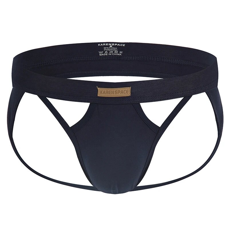 Мужские трусы-слипы Karenspace, черный, Navyblue, S