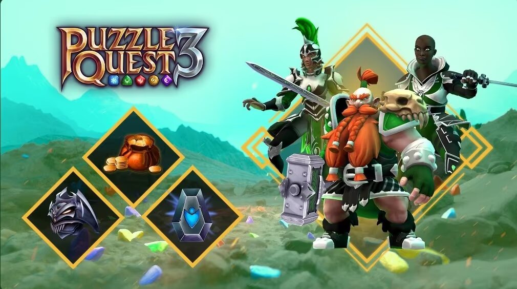 Puzzle Quest 3 - Green Knight's Gear Набор DLC XBOX One / Xbox Series X|S Ключ