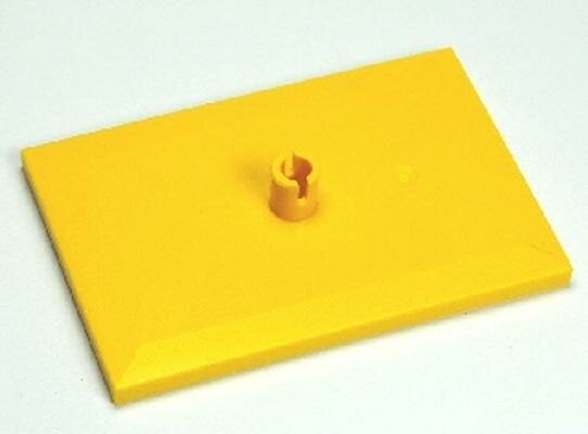 Деталь Lego 4025 Train Bogie Plate (Tile, Modified 6 x 4 with 5mm Pin)
