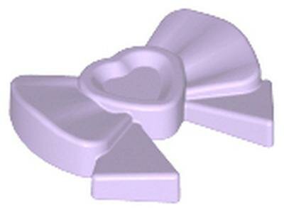 Деталь Lego 11618 Friends Accessories Hair Decoration, Bow with Heart, Long Ribbon, and Small Pin