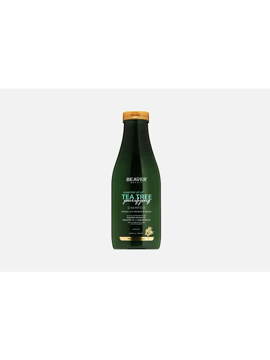 BEAVER Tea Tree Шампунь для волос 730мл